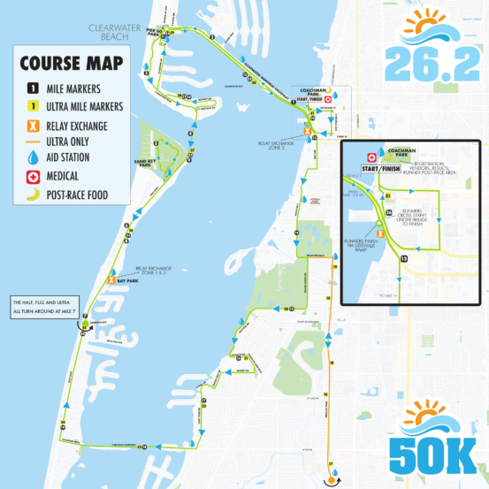 clearwater20_26_ultra_CourseMap - MillenniumRunning.com